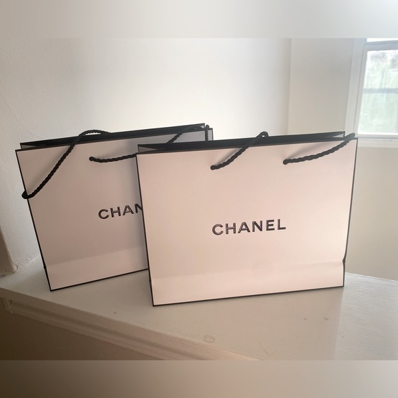 CHANEL | Makeup | Chanel Paper Bags | Poshmark